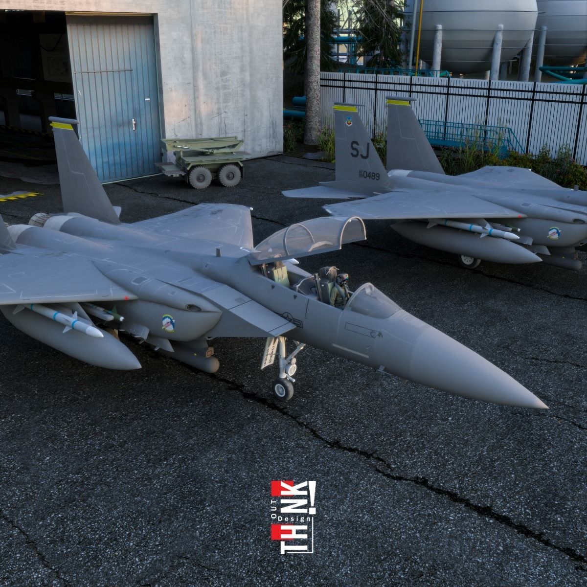 3D model F 15 Eagle VR / AR / low-poly | CGTrader