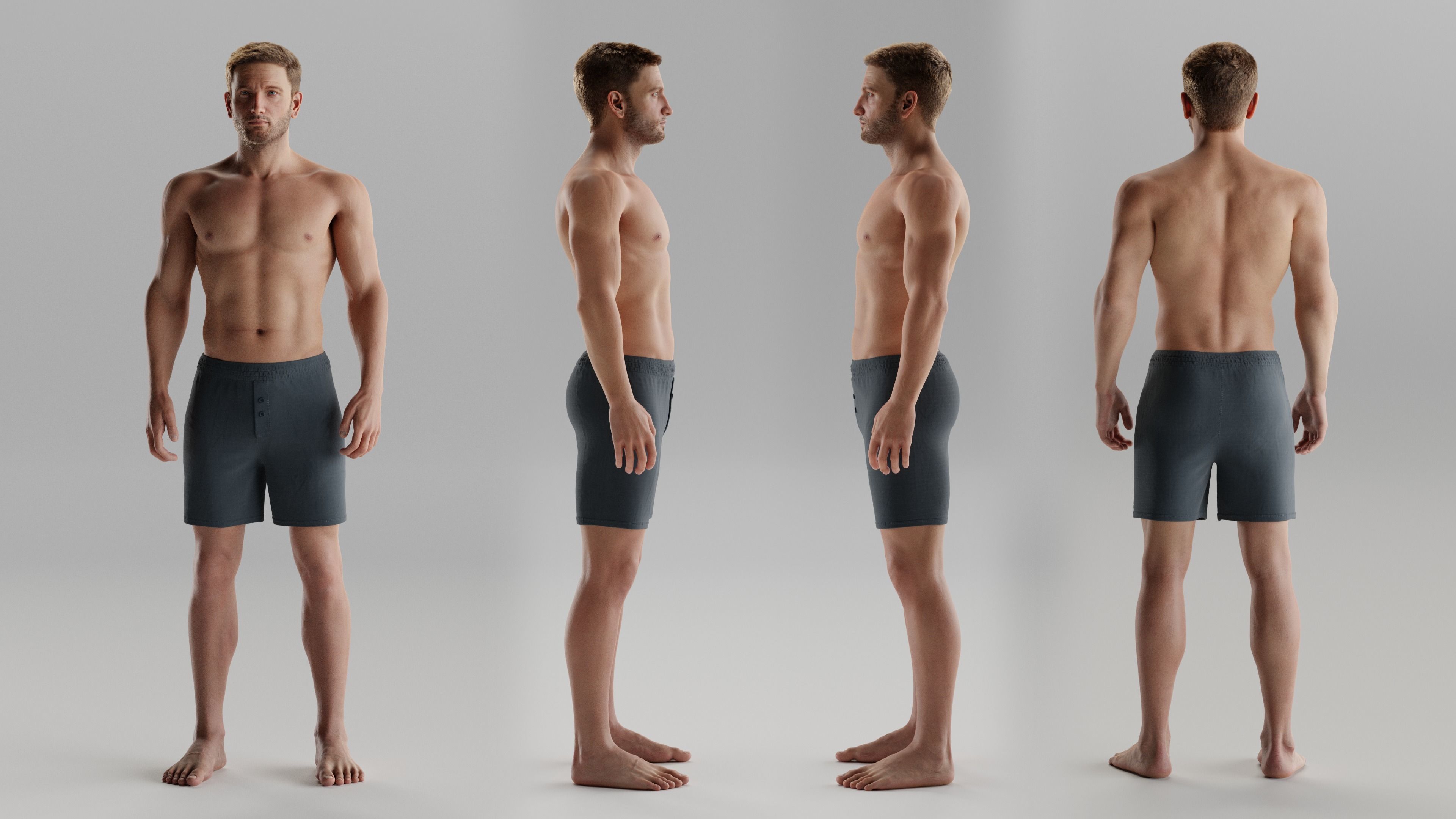 Character Michel 3D model rigged | CGTrader