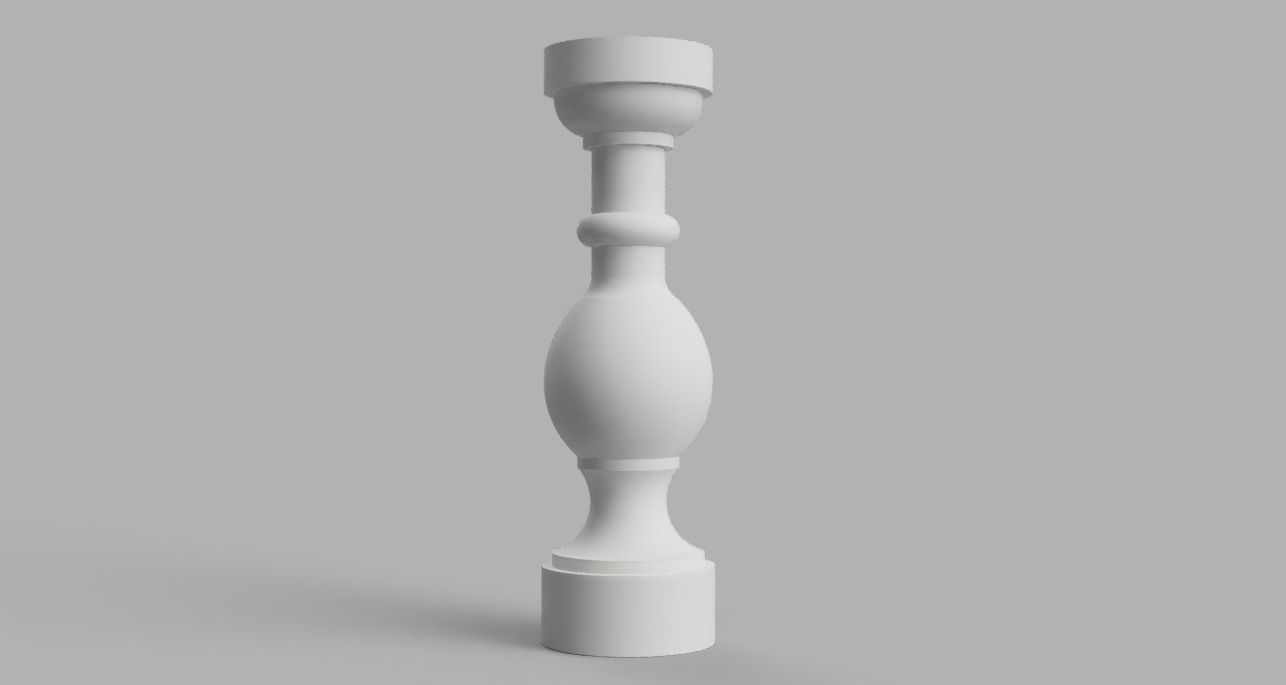 baluster and table leg 3D model | CGTrader