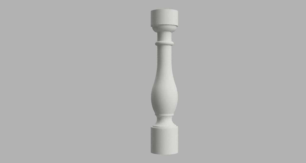 baluster and table leg 3D model | CGTrader