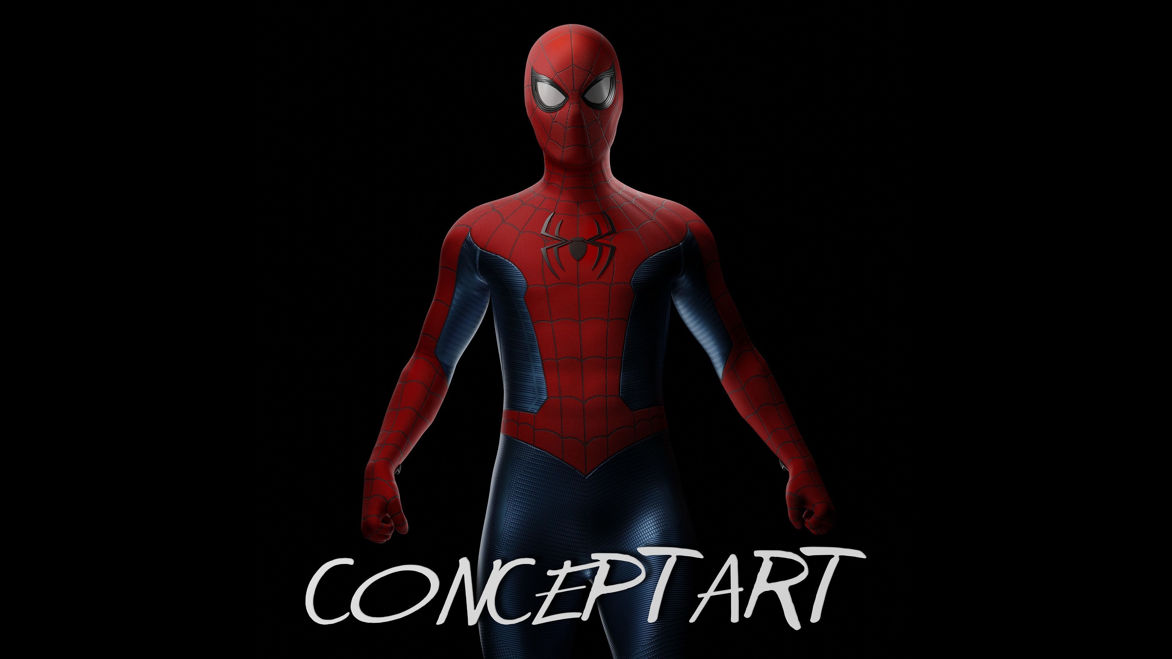 Spider-man No Way Home Classic Suit UPDATED 3D model 3D model rigged ...