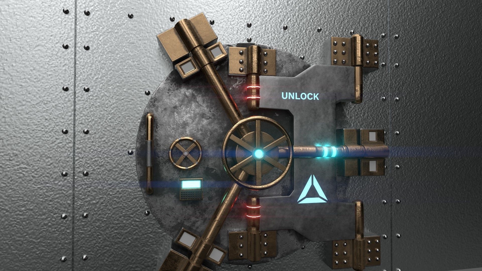 Vault Door 3D model | CGTrader