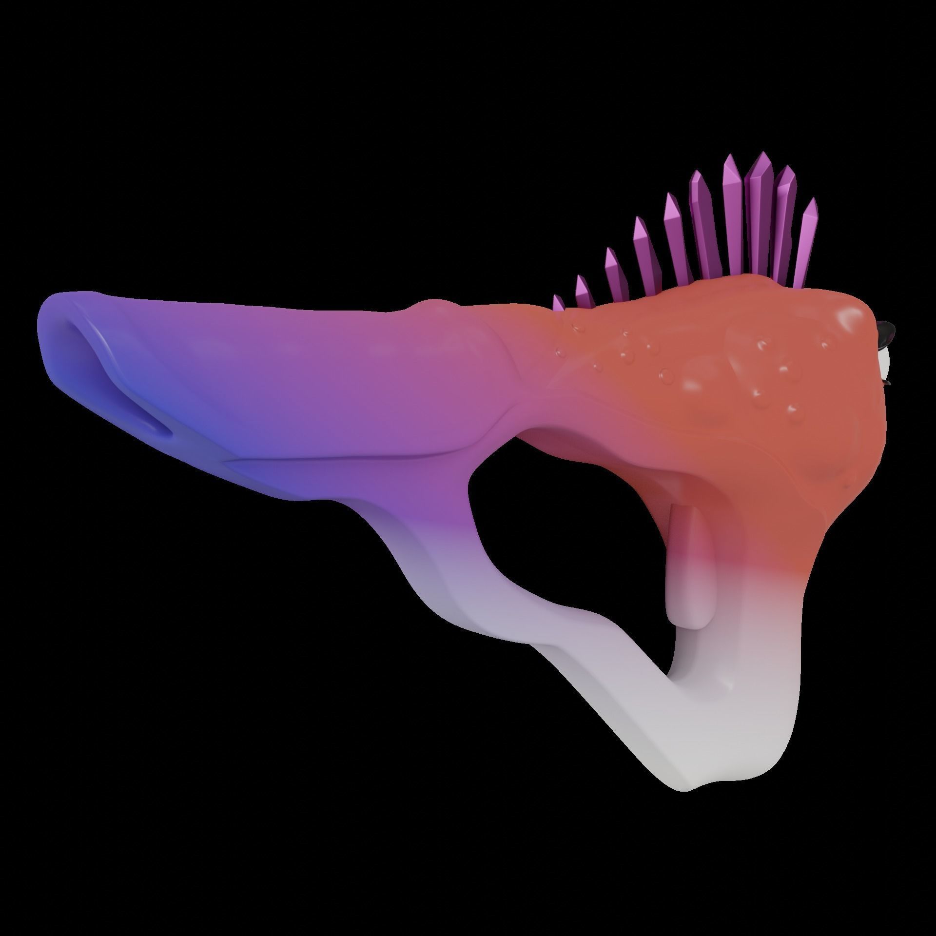 High on Life Sweezy Pistol Prop Replica Cosplay 3D model 3D printable ...