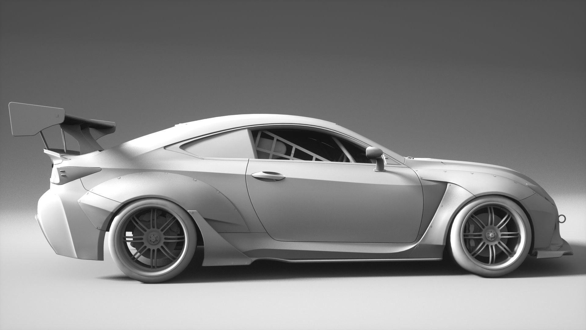 LEXUS RCF 3D model | CGTrader