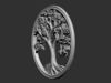 Tree Bas Relief 3D model for cnc 3d printing 3D model 3D printable ...
