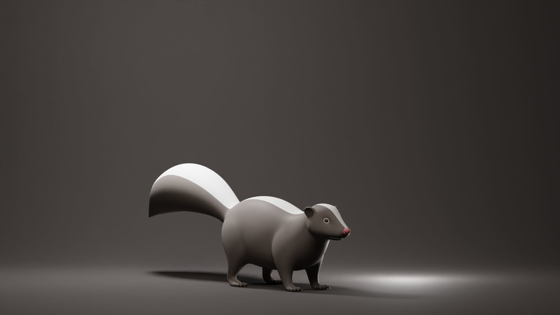 3D model Skunk Base Mesh VR / AR / low-poly | CGTrader