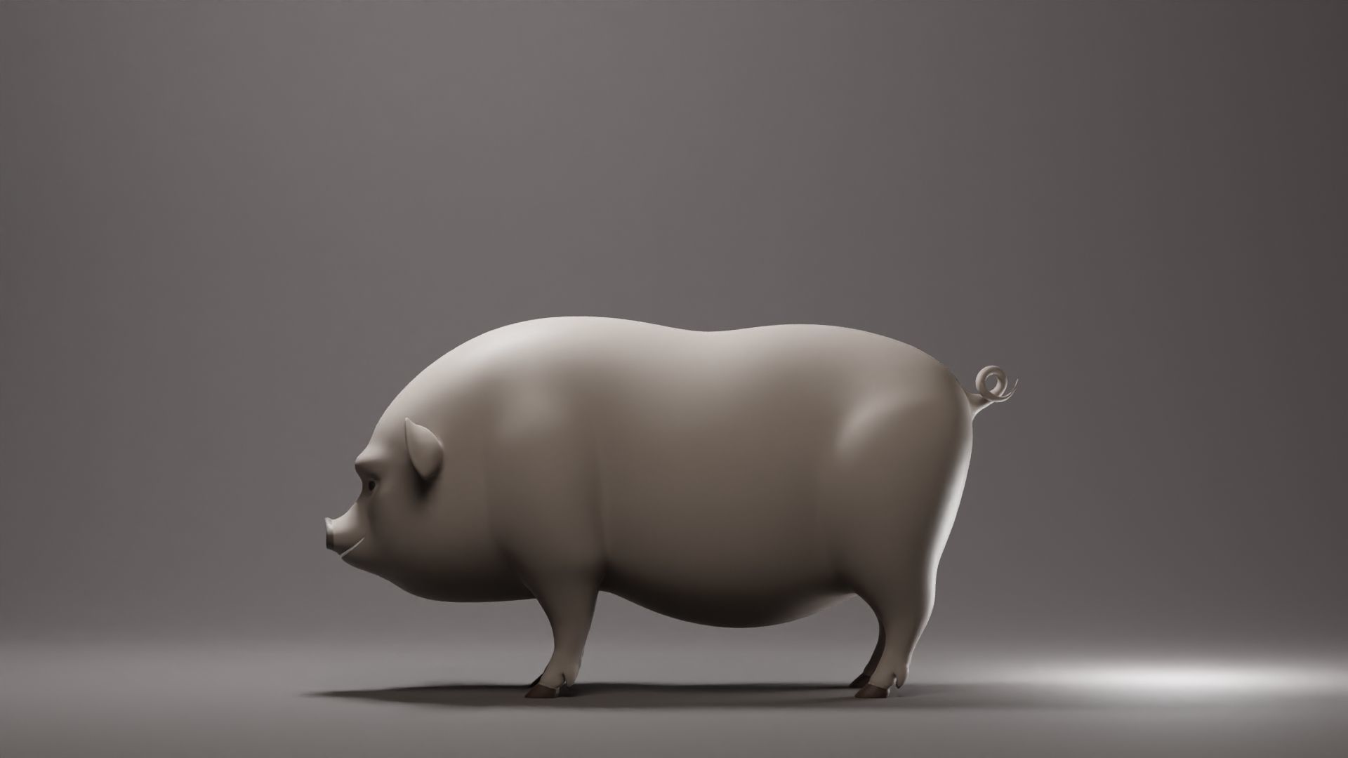 3D model Vietnamese Pig Base Mesh VR / AR / low-poly | CGTrader