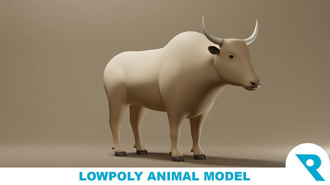 3D model Yak Base Mesh VR / AR / low-poly | CGTrader