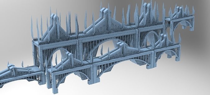 At Deco Bridge 4 designs 3D model | CGTrader