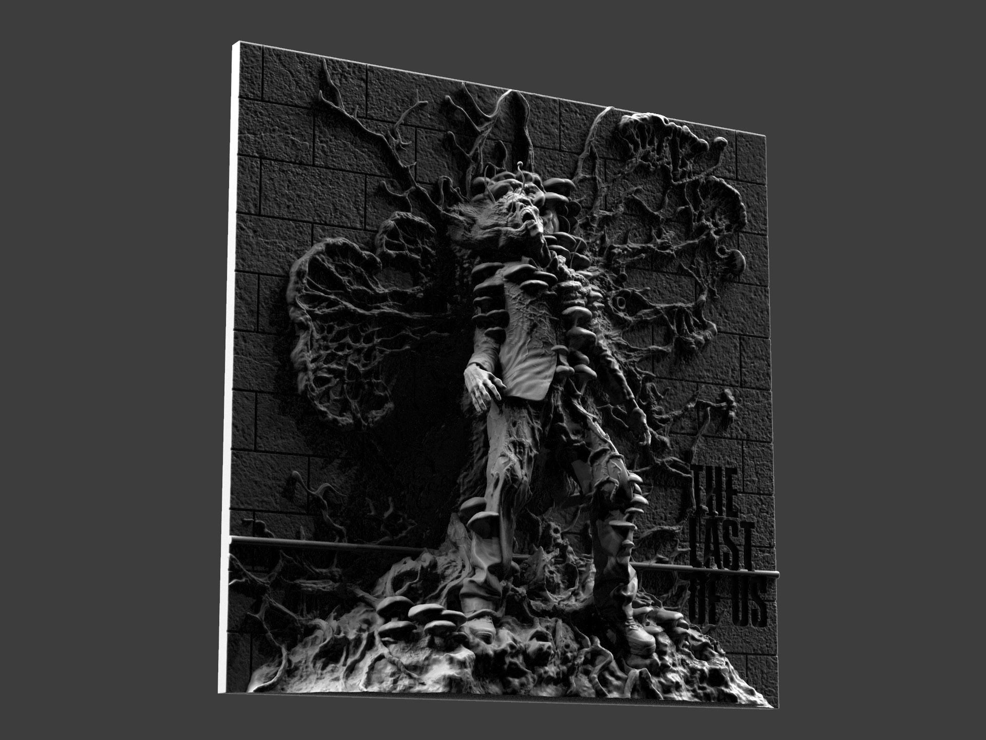 Last of Us - Infected Relief 3D model 3D printable | CGTrader