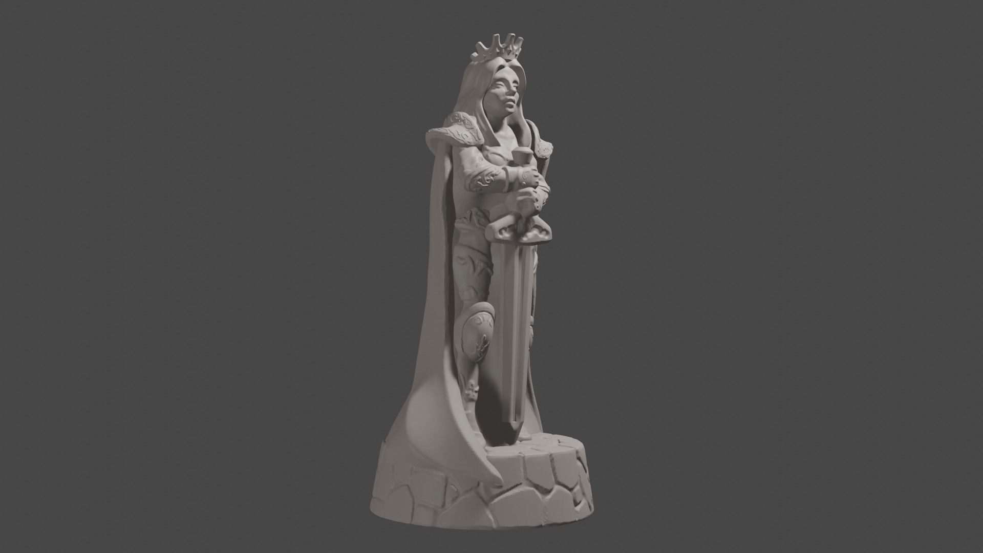 Fantasy human army chess set 2 3D model 3D printable | CGTrader