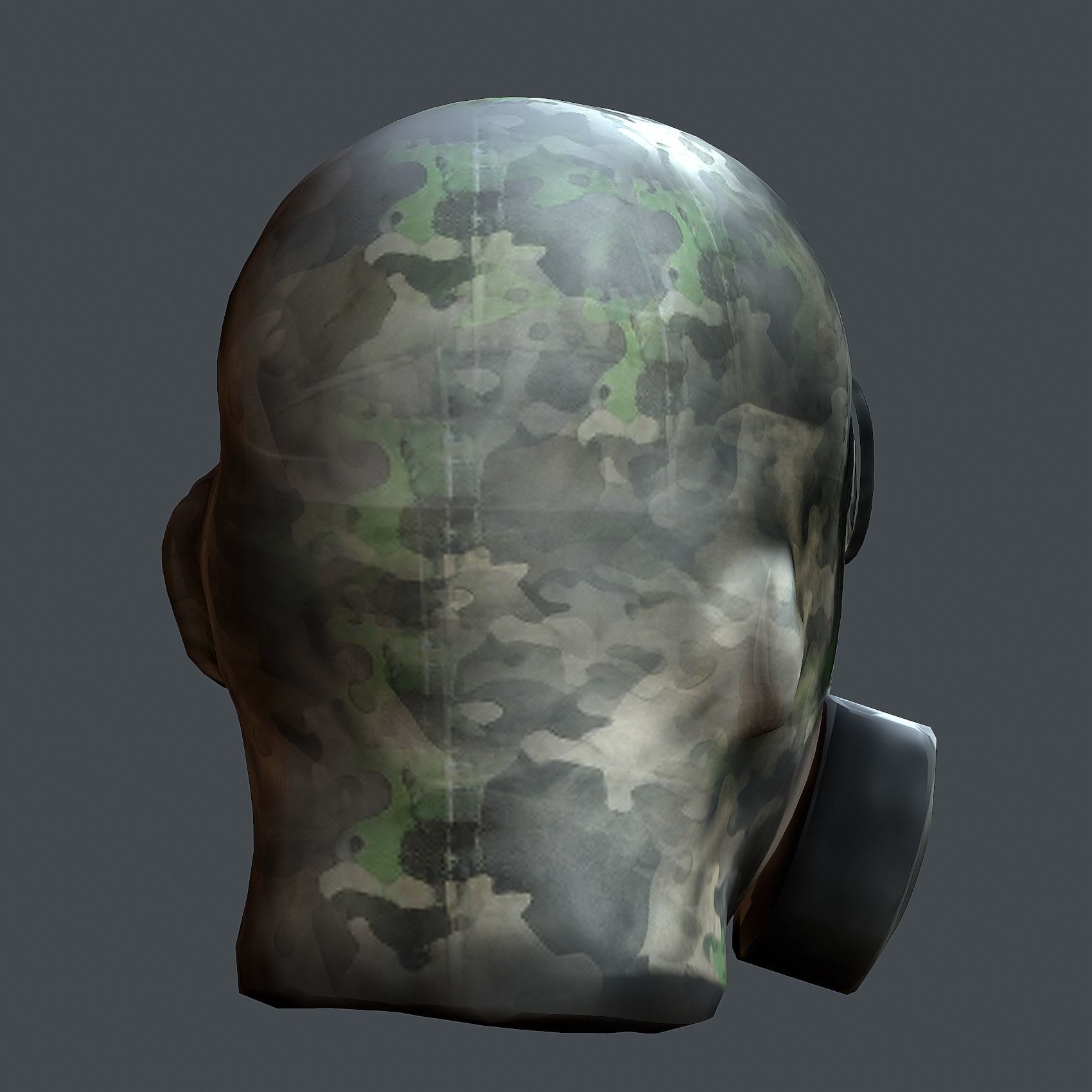 3D model Gas mask helmet 3d model military combat Low-poly VR / AR ...