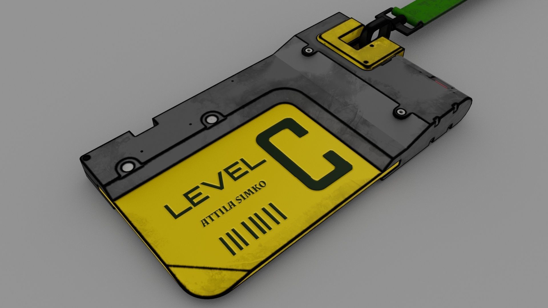 key card 3D model | CGTrader