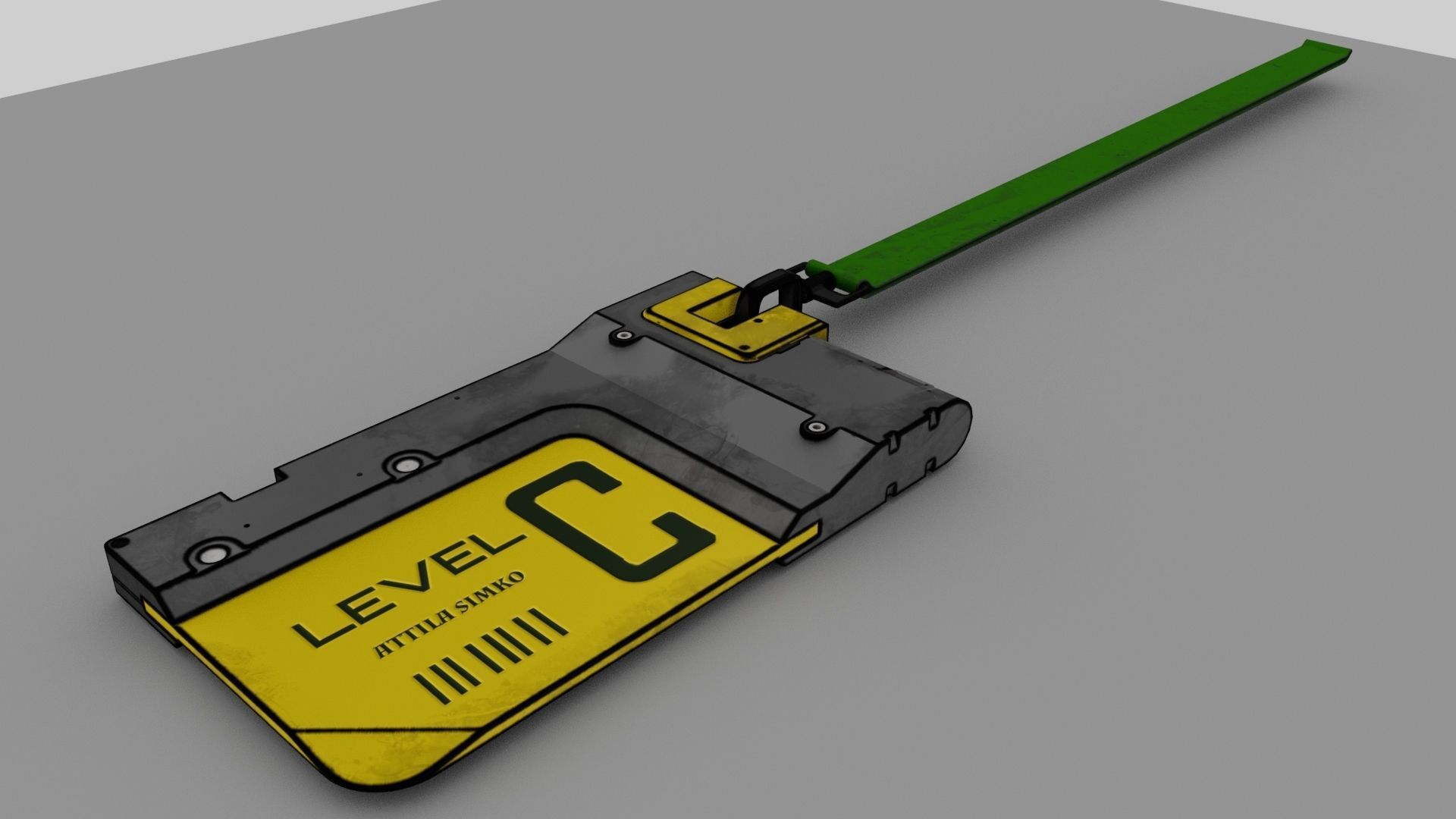 key card 3D model | CGTrader