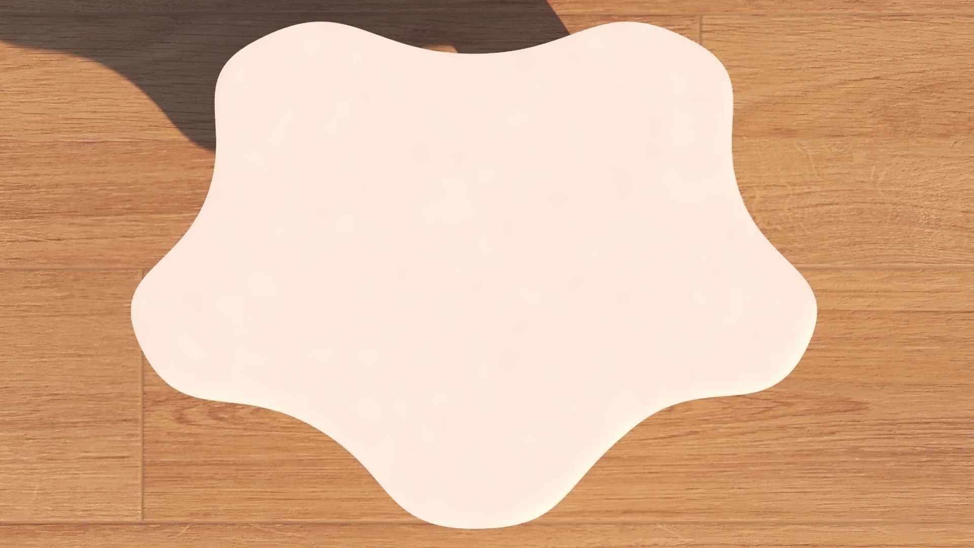 Cloud Blob Table 3D model | CGTrader