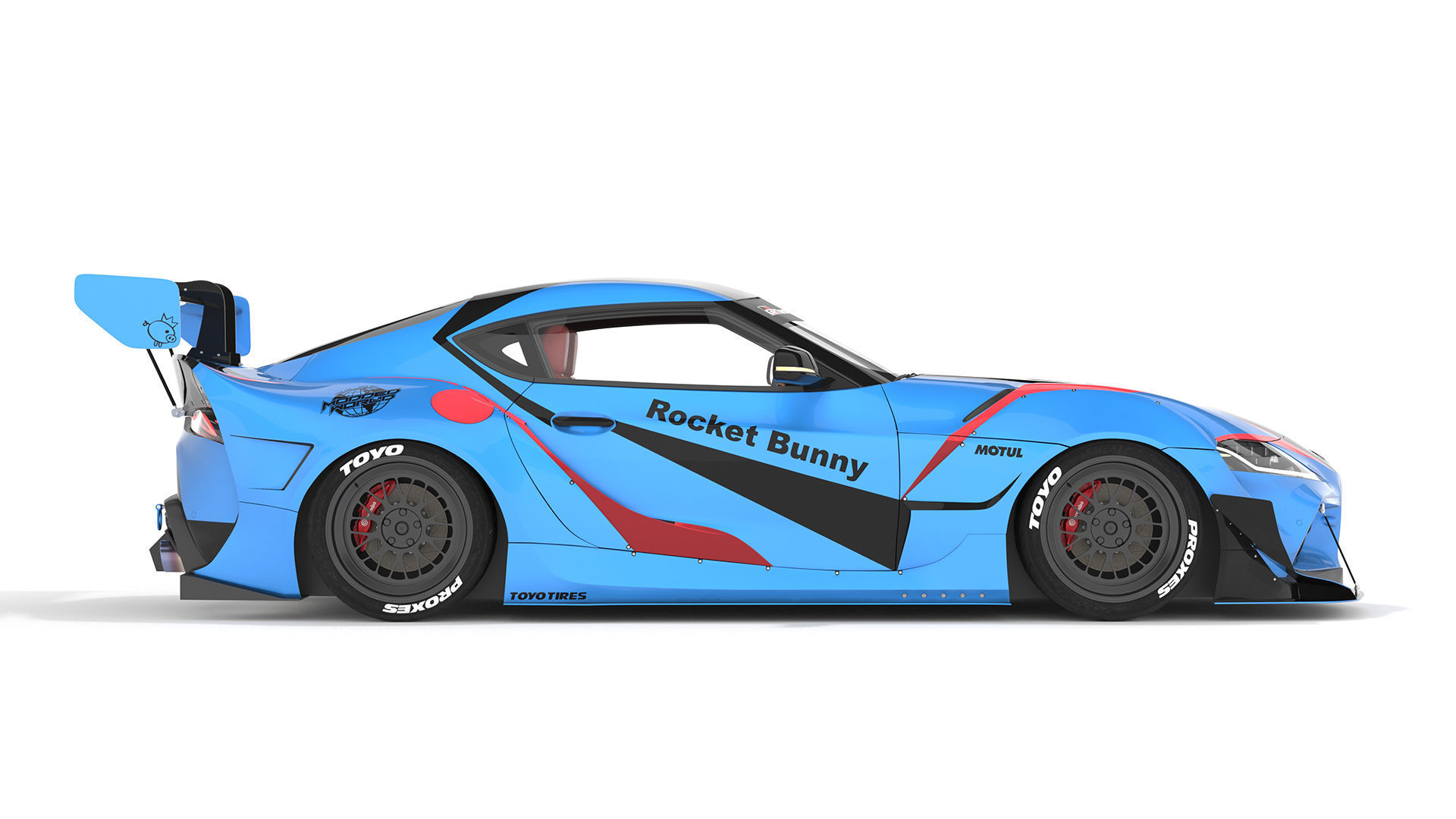 toyota supra rocket bunny 3D model | CGTrader