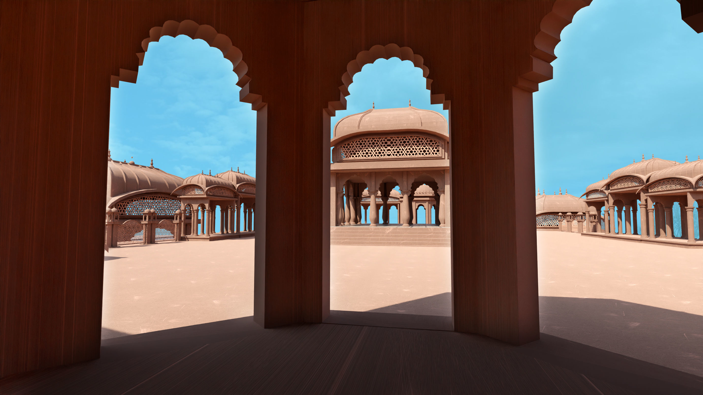 Indian architecture 3D model | CGTrader