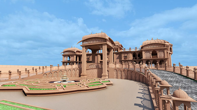 Indian architecture 3D model | CGTrader