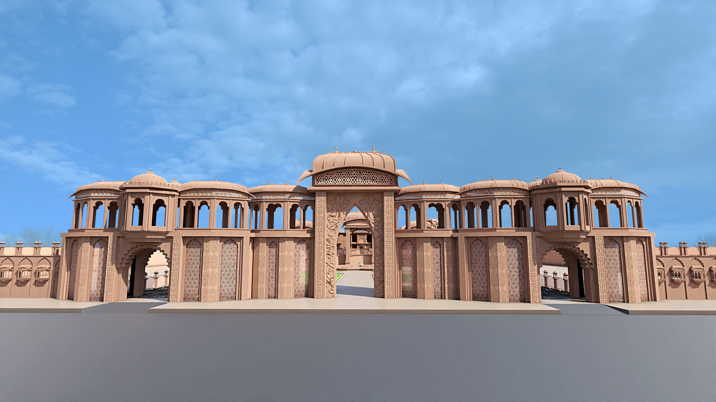 Indian architecture 3D model | CGTrader