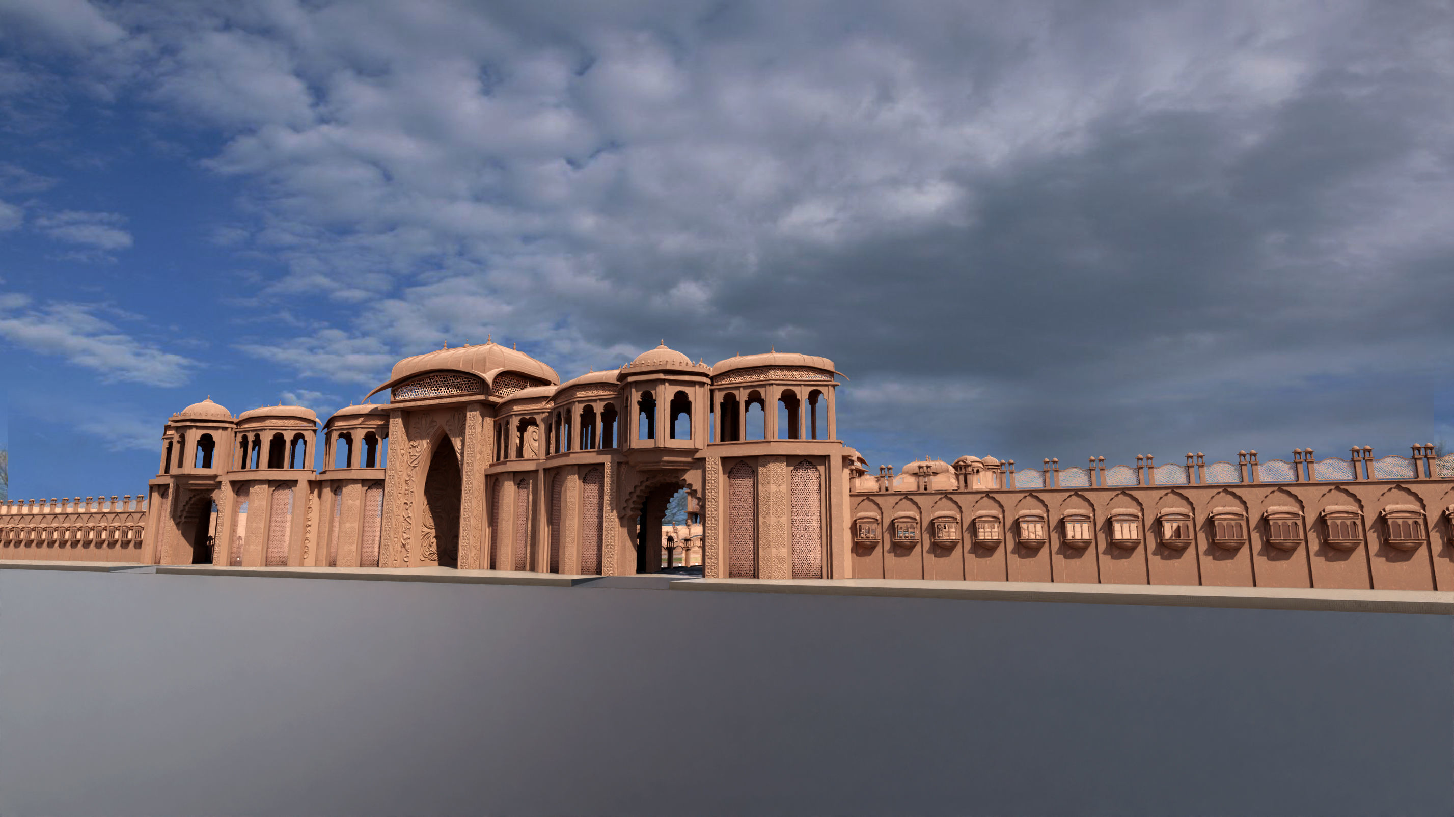 Indian architecture 3D model | CGTrader