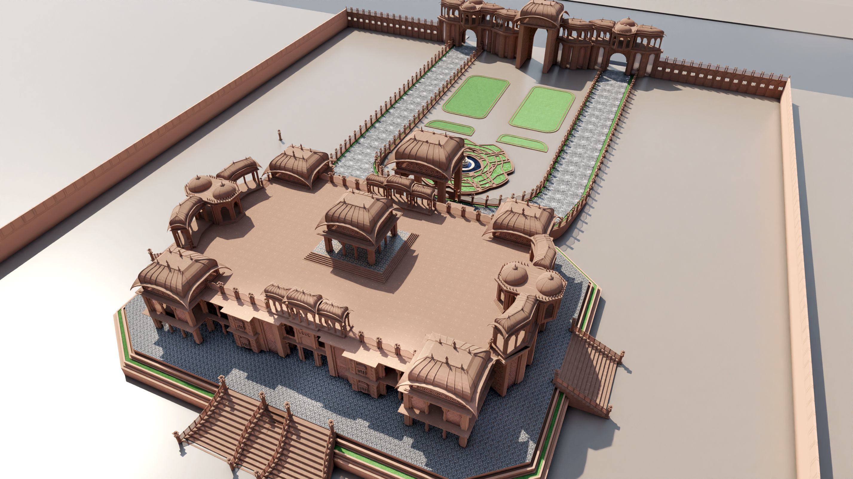 Indian architecture 3D model | CGTrader