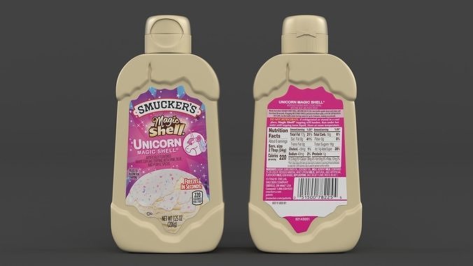 Unicorn Magic Shell 3D model | CGTrader