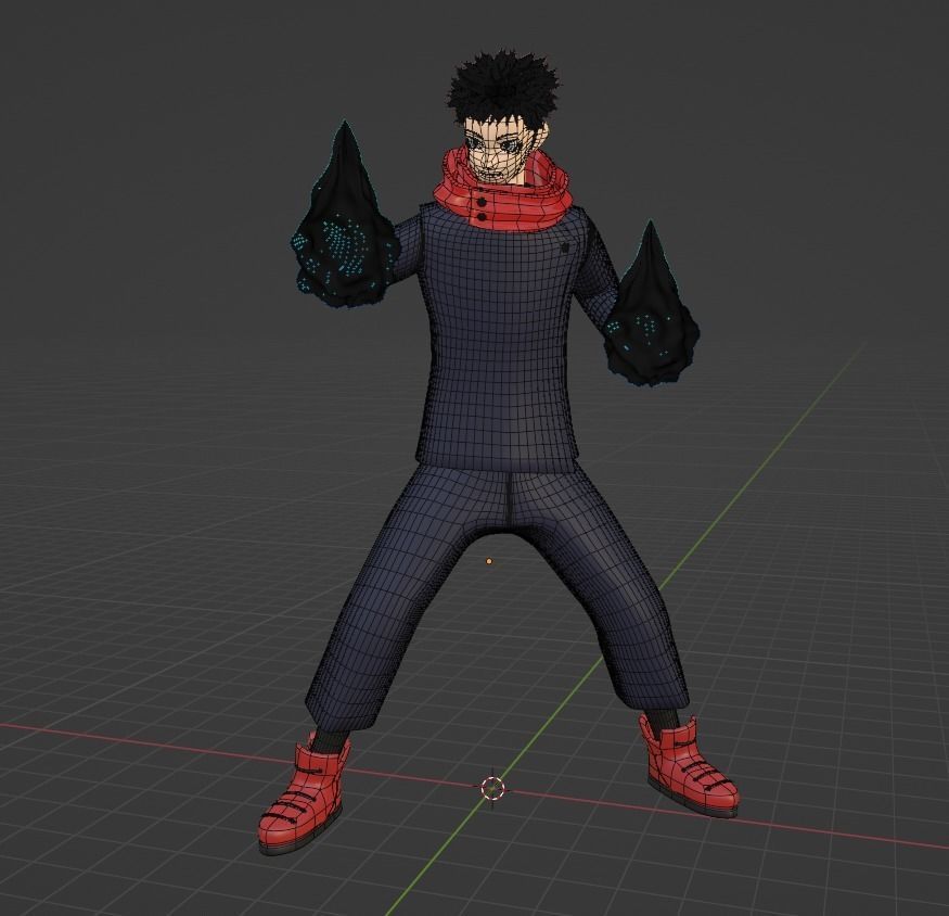Yuji Itadori - Jujutsu Kaisen 3D model rigged | CGTrader