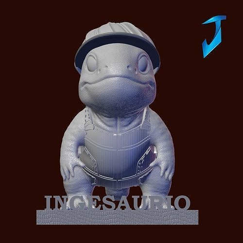 INGESAURIO DINOSAURIO INGENIERO 3D model 3D printable | CGTrader