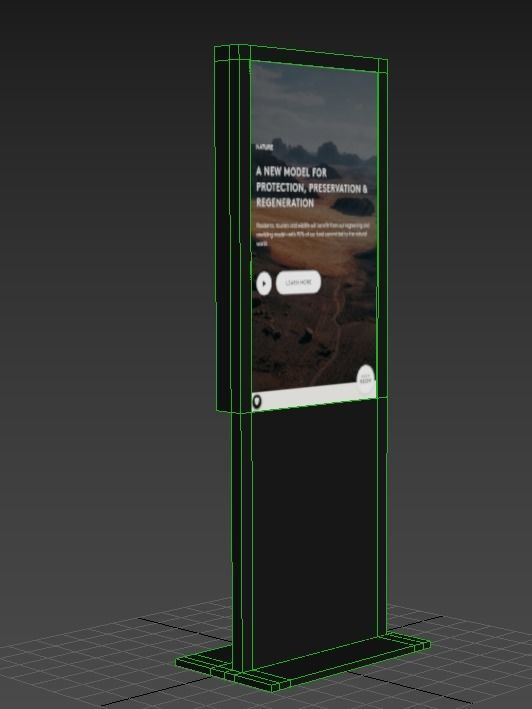 Touch Screen 3D model | CGTrader