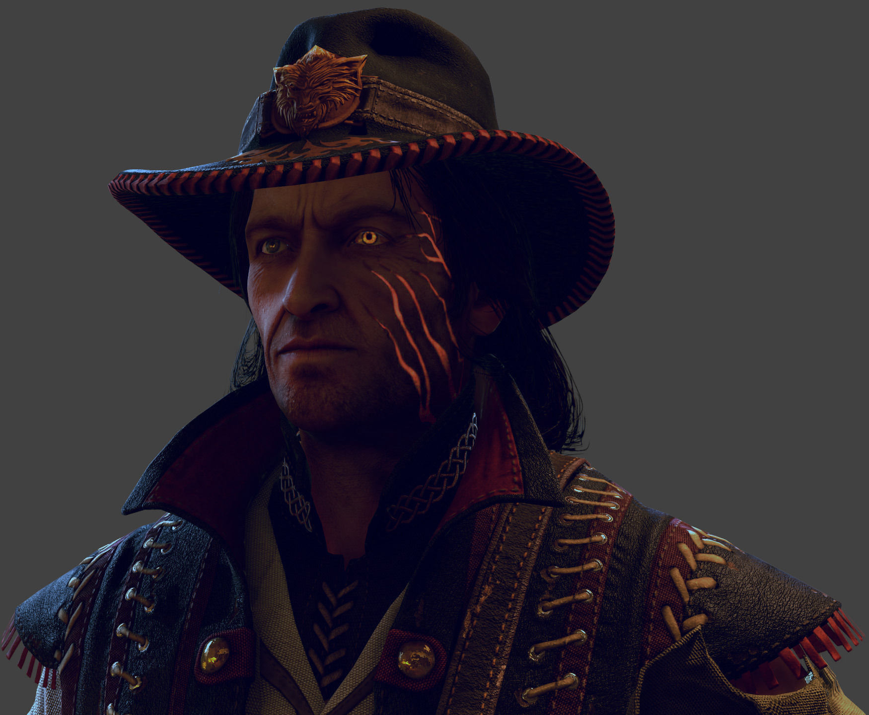 3D model wolf man -1 VR / AR / low-poly | CGTrader