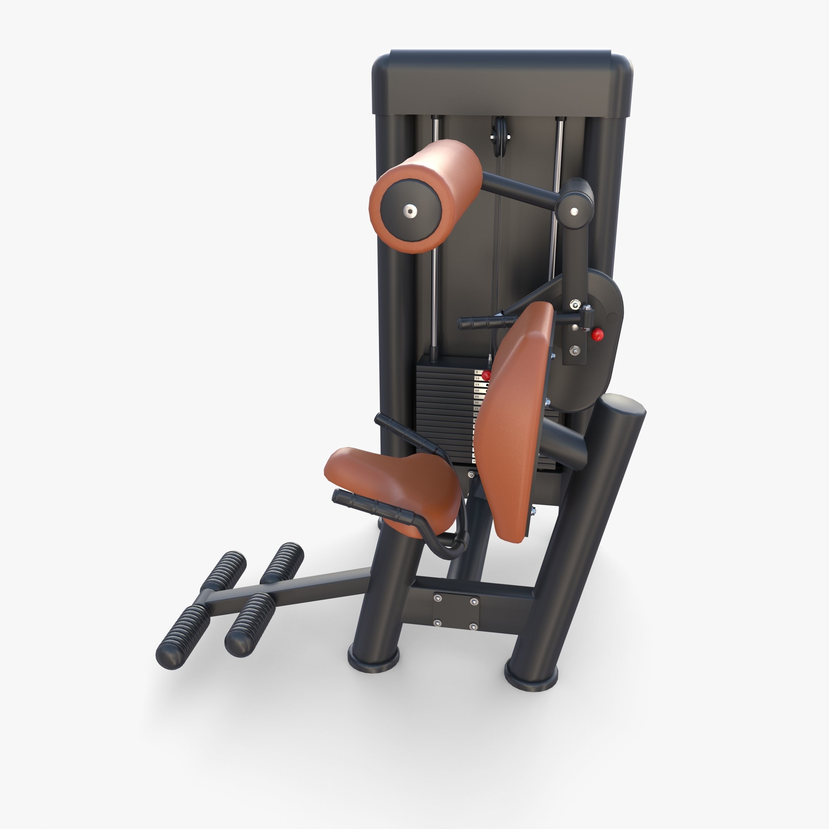 Lower back machine 3D model | CGTrader