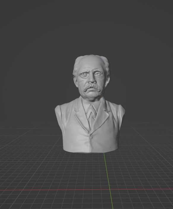Hermann von Helmholtz 3D model 3D printable | CGTrader
