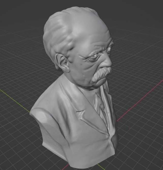 Hermann von Helmholtz 3D model 3D printable | CGTrader