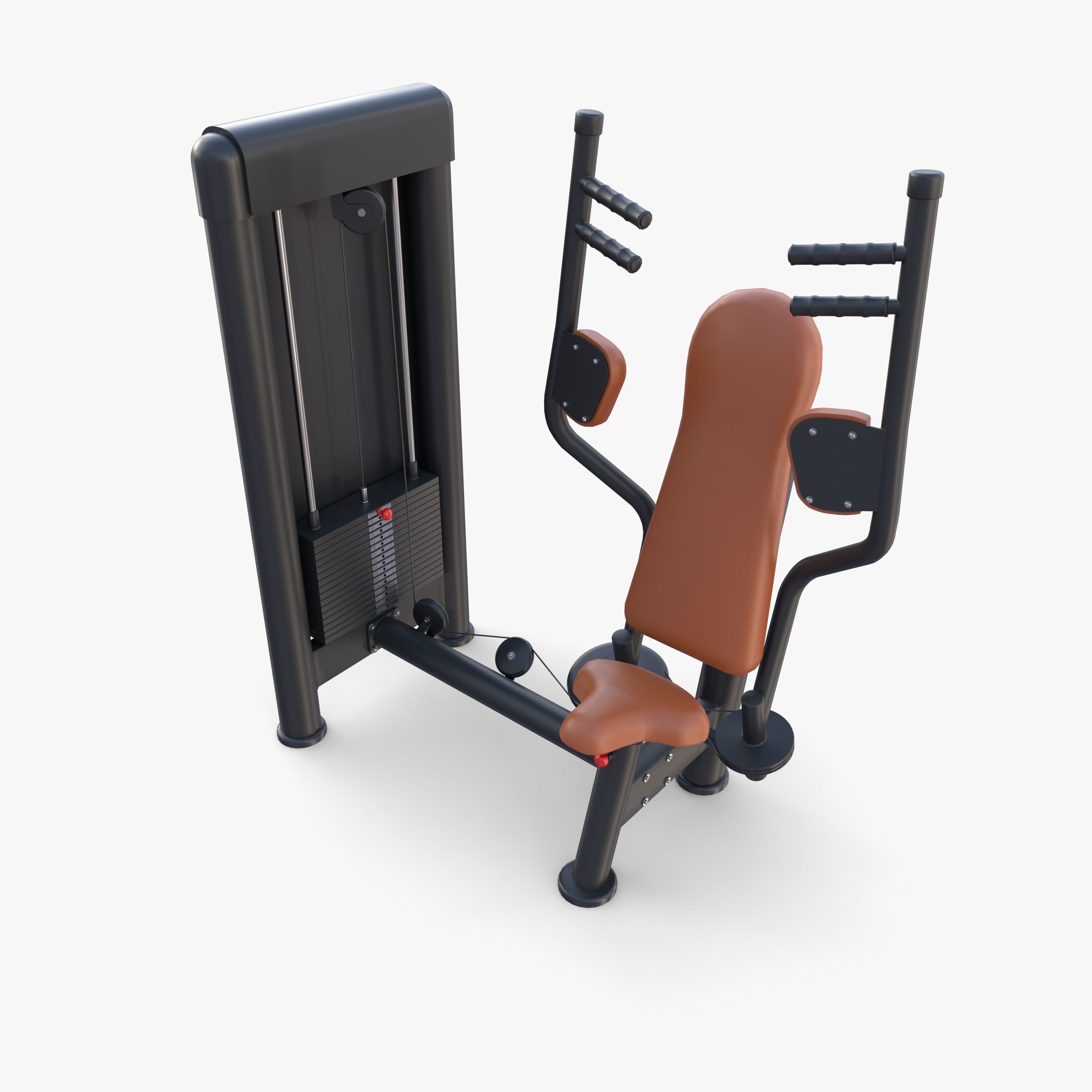 Pec deck machine 3D model | CGTrader
