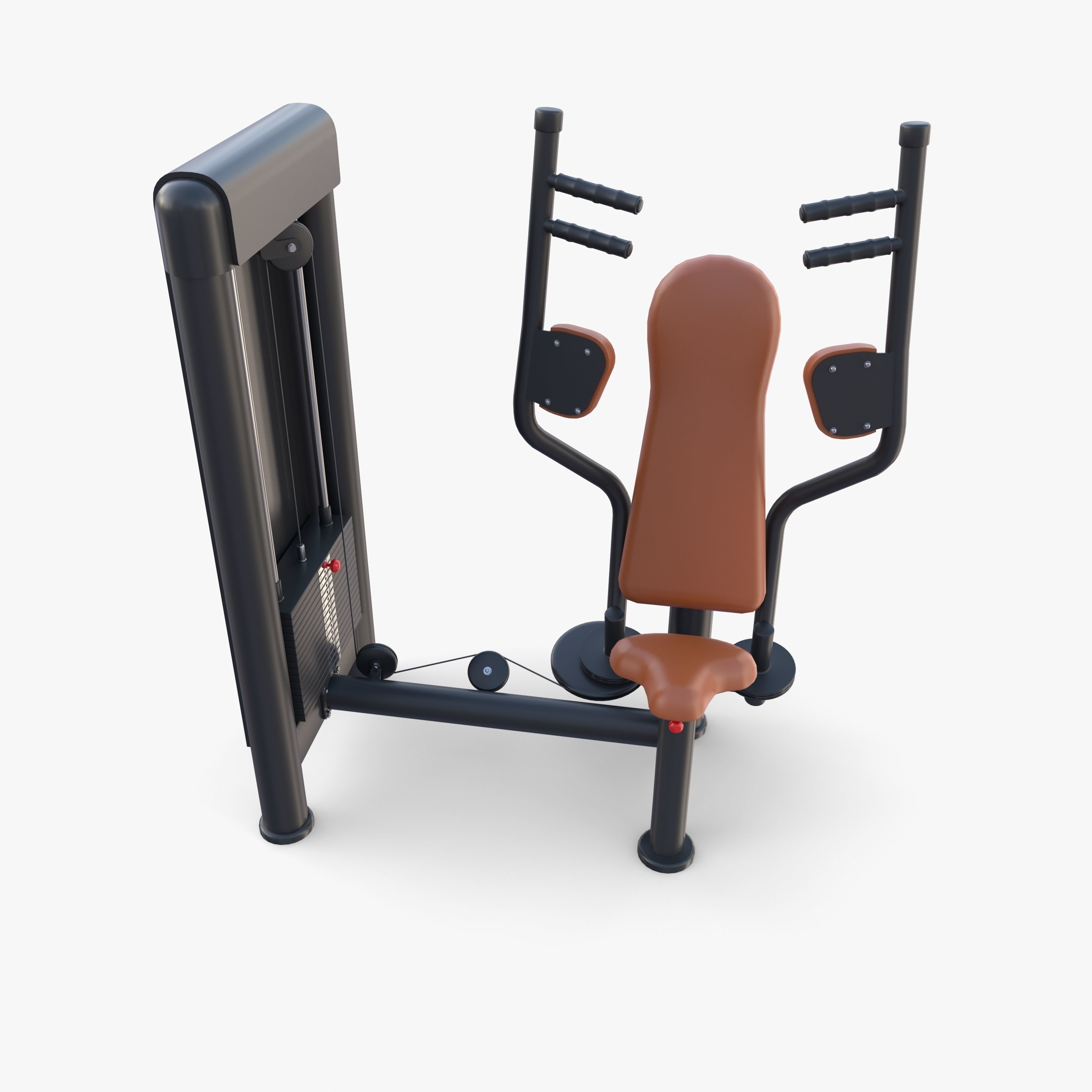 Pec deck machine 3D model | CGTrader