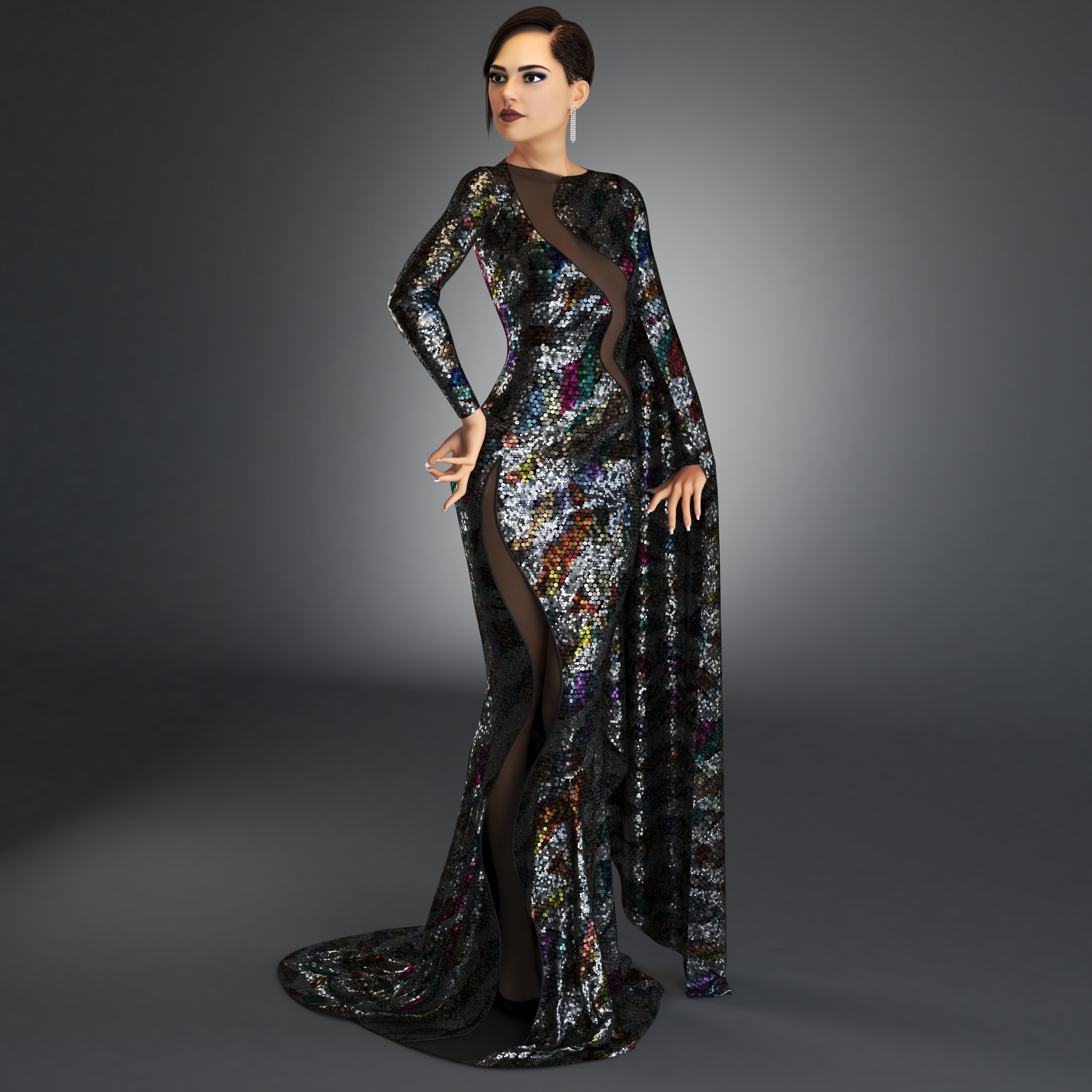 Seven PBR sequin texture 4K and work on all 3D Software Texture | CGTrader