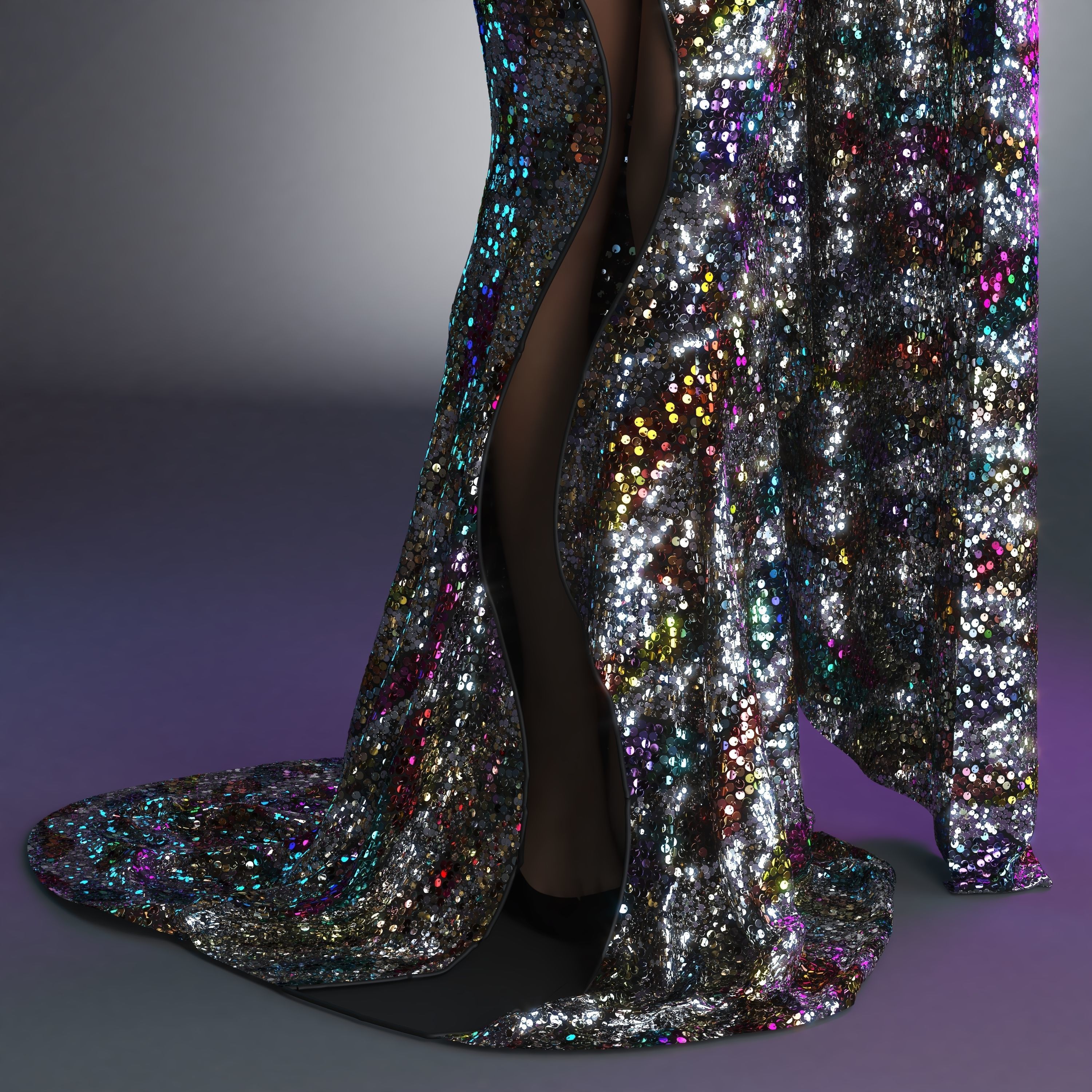 Seven PBR sequin texture 4K and work on all 3D Software Texture | CGTrader