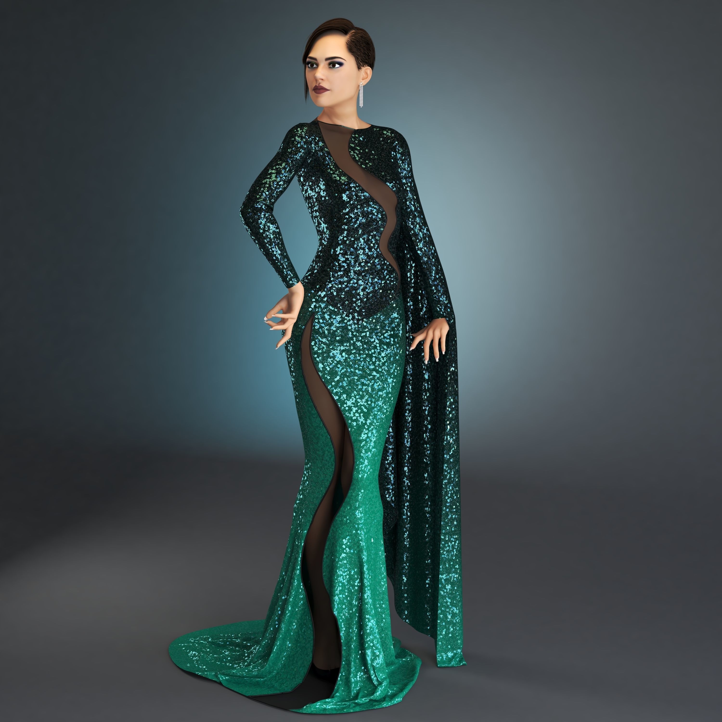 Seven PBR sequin texture 4K and work on all 3D Software Texture | CGTrader