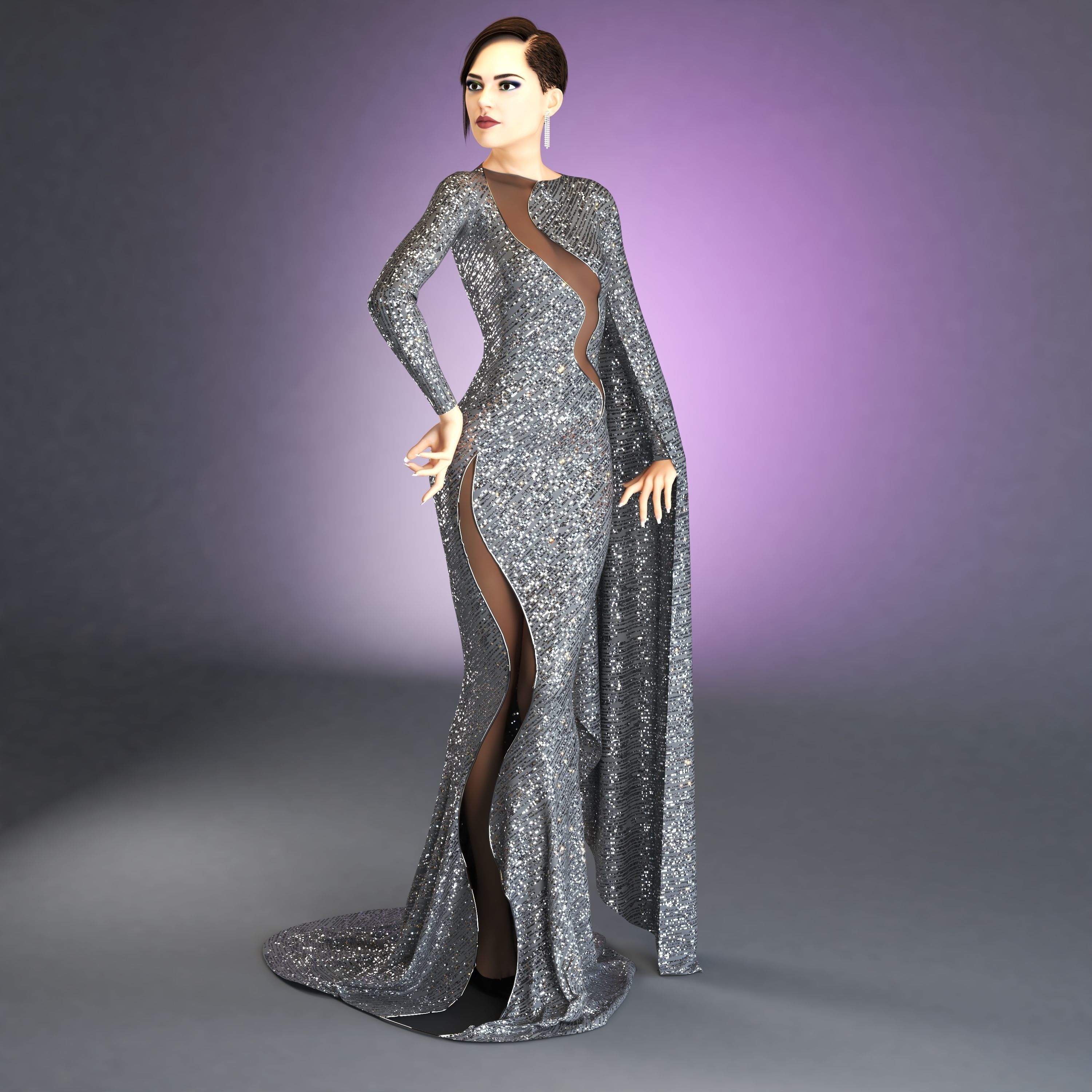 Seven PBR sequin texture 4K and work on all 3D Software Texture | CGTrader