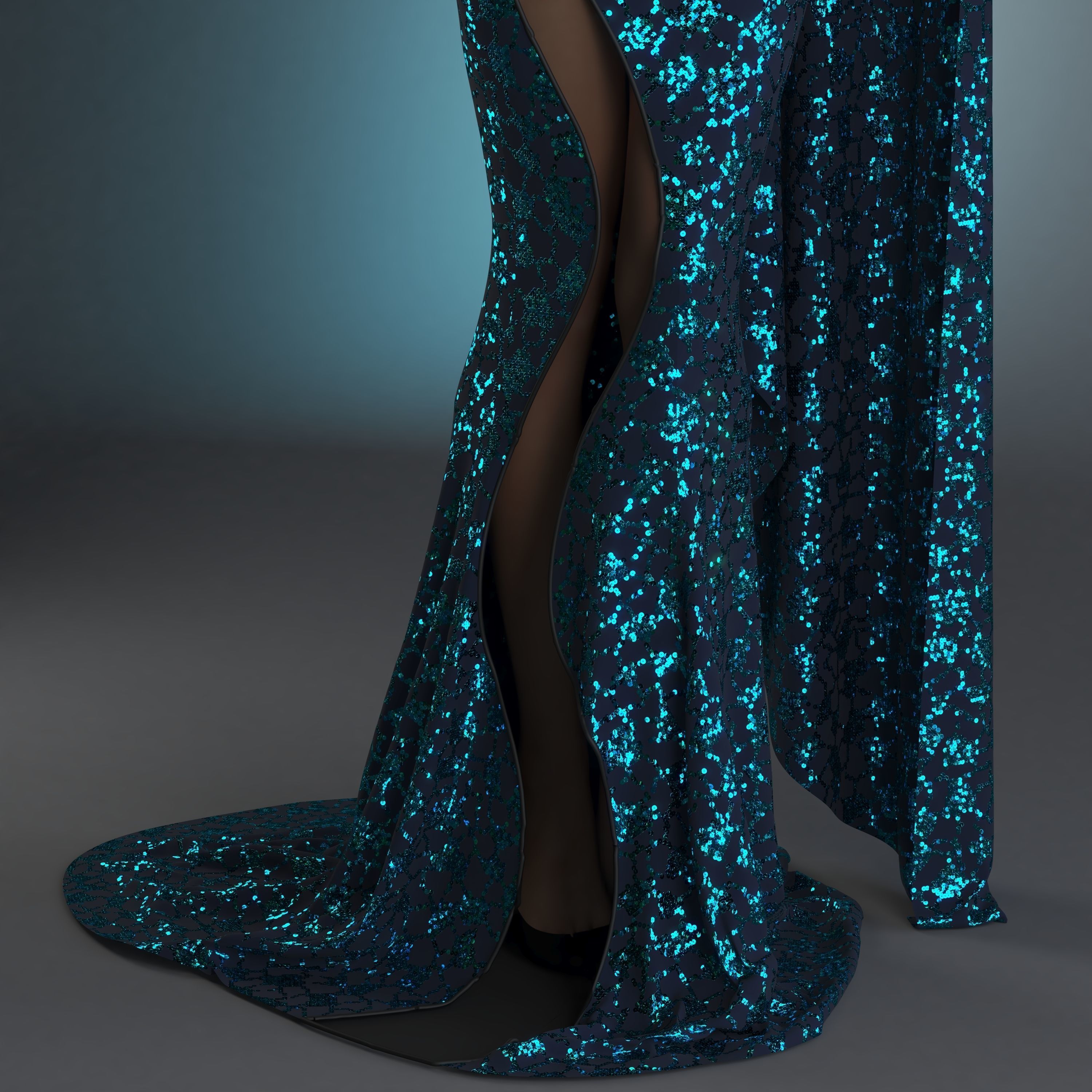 Seven PBR sequin texture 4K and work on all 3D Software Texture | CGTrader