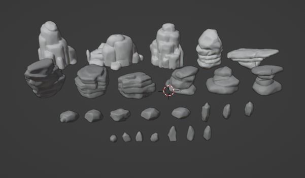 3D model 3D Stylised Desert Rock VR / AR / low-poly | CGTrader