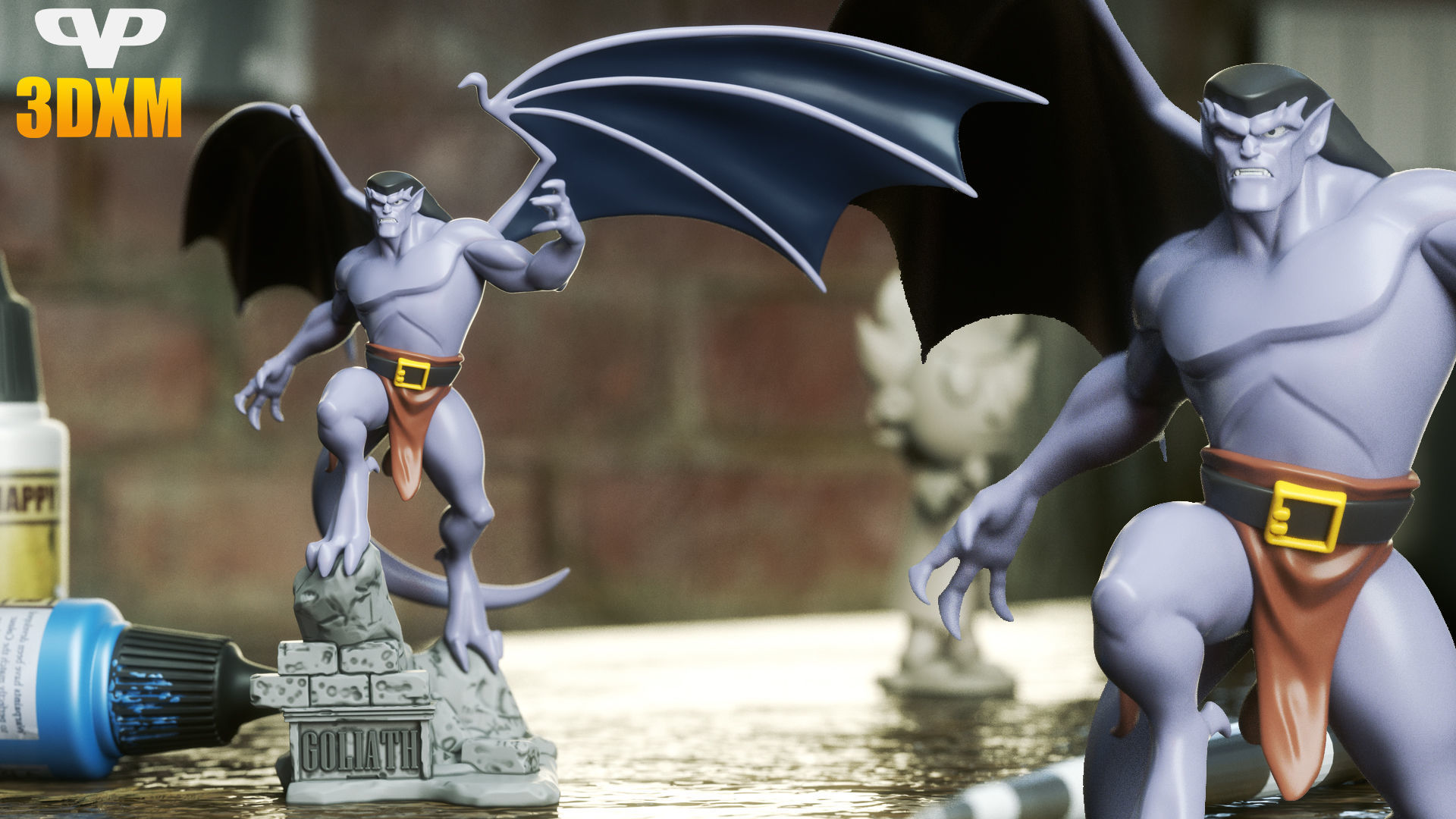 Goliath STL for 3D Printing ChibiSTL 3DXM 3D model 3D printable | CGTrader