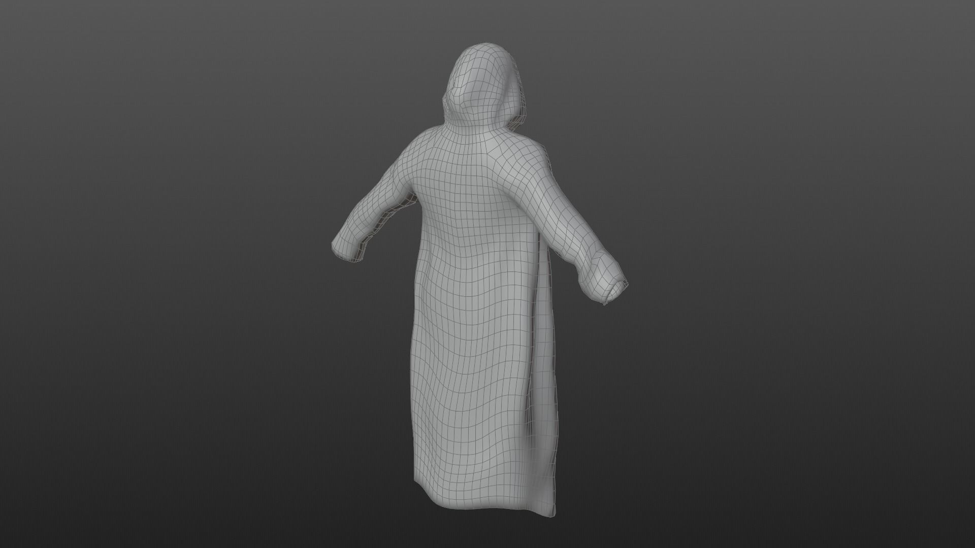 3D model Old coat cloak character clothes VR / AR / low-poly | CGTrader