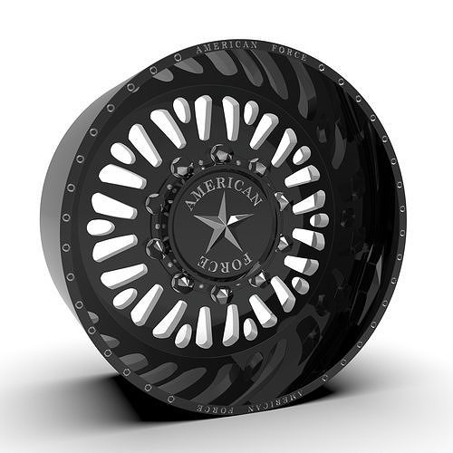 AMERICAN FORCE 6N12 BRAWN SD WHEEL 3D model 3D printable | CGTrader