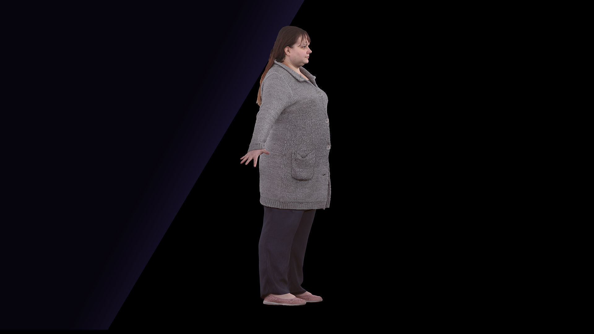 Cleaned A Pose Scan Isabel Vincent Dressed 3D model | CGTrader