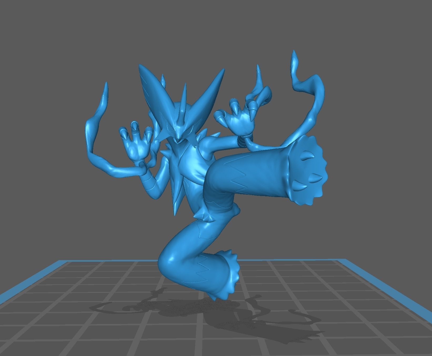 Mega Blaziken pokemon 3D print model 3D model 3D printable | CGTrader