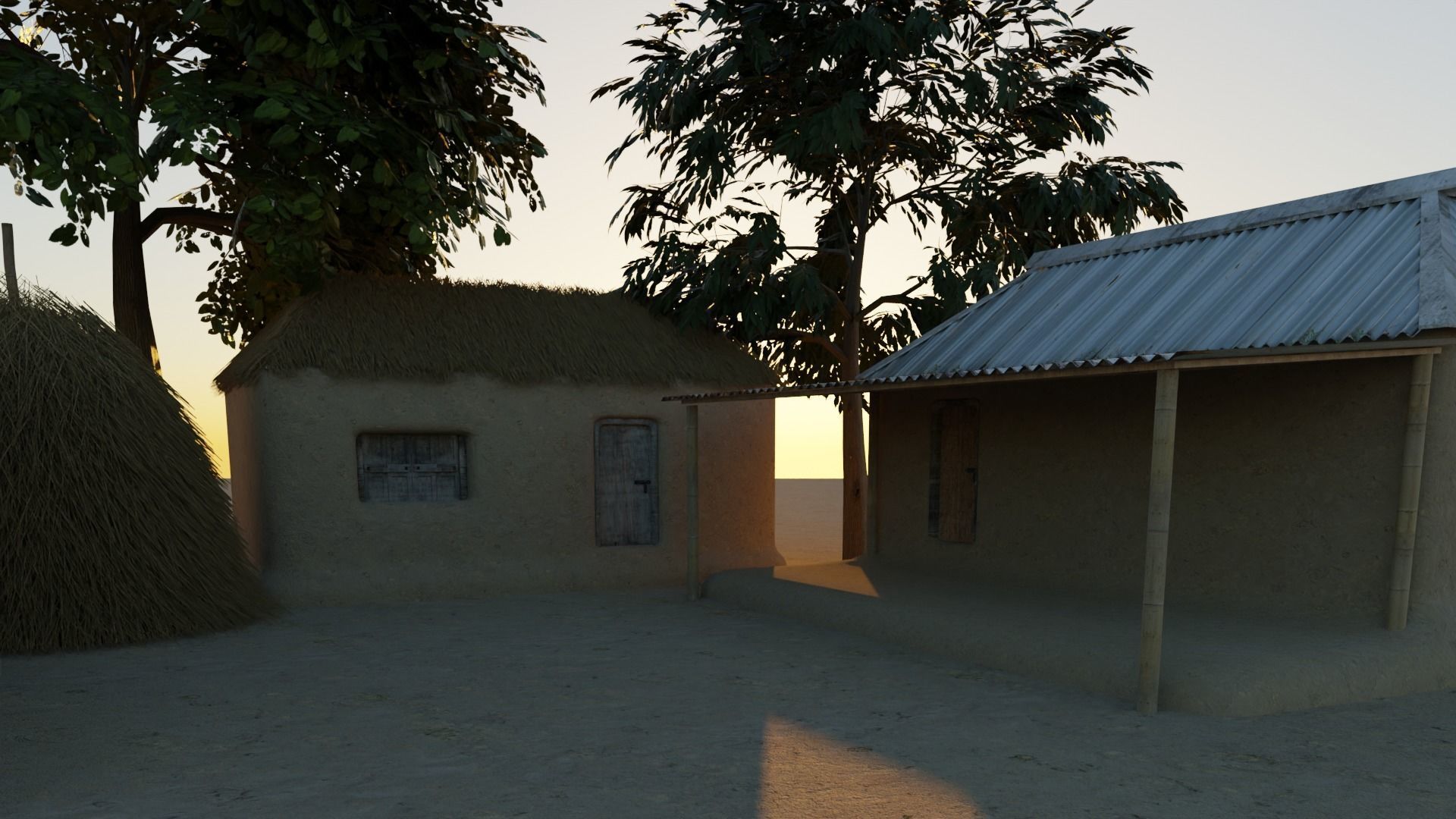 Village House 3D model | CGTrader