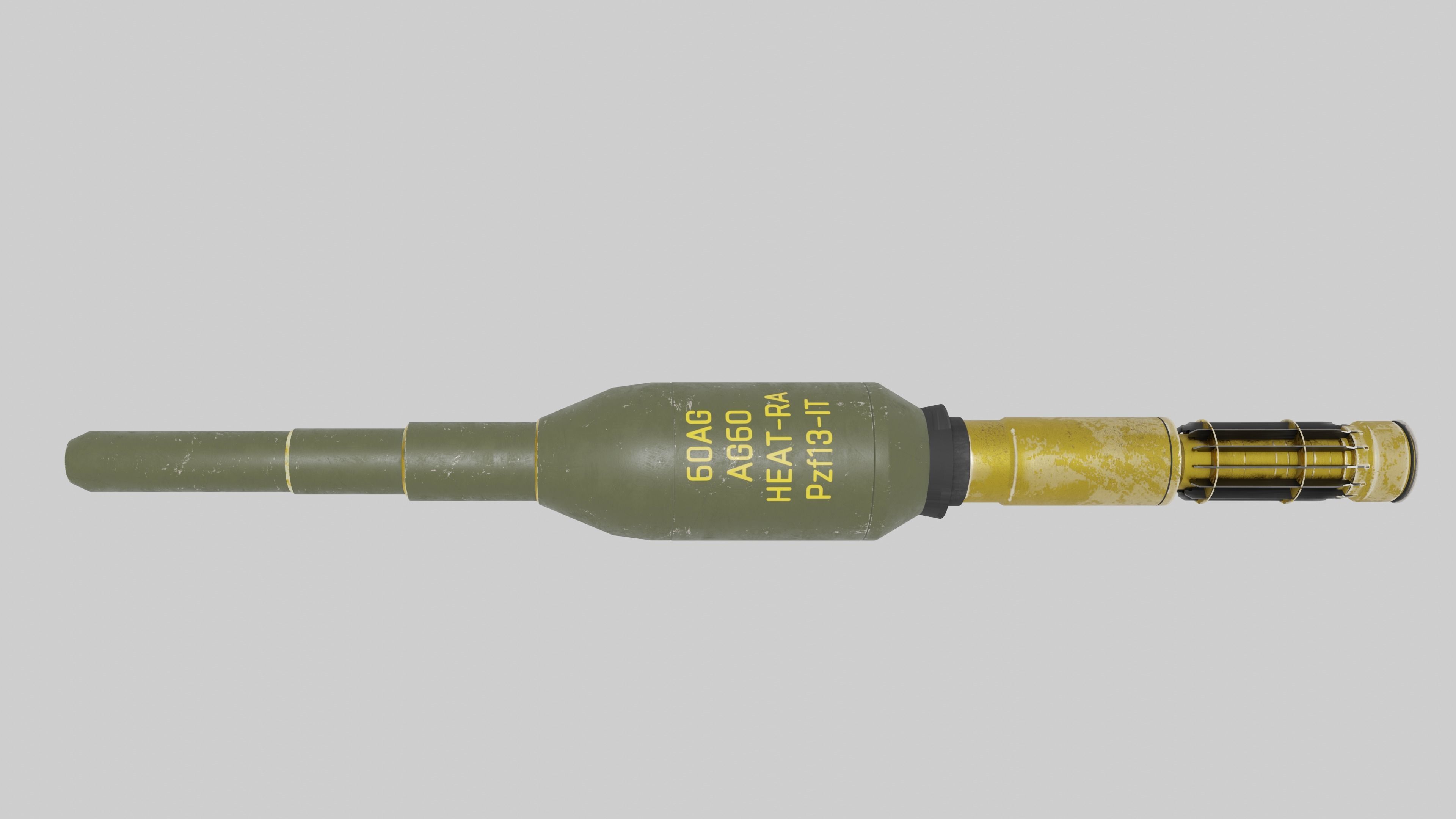 3D model Ultimate Panzerfaust 3 Rocket Launcher Pack VR / AR / low-poly ...