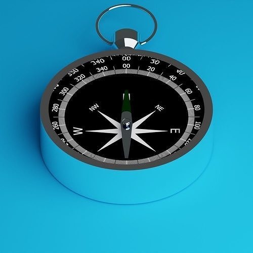 Compass 3D model | CGTrader