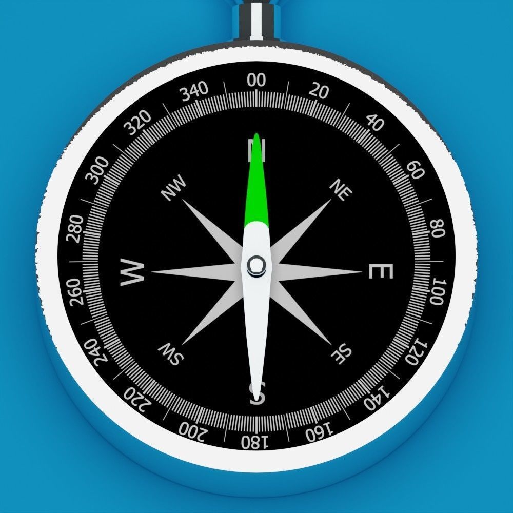 Compass 3D model | CGTrader